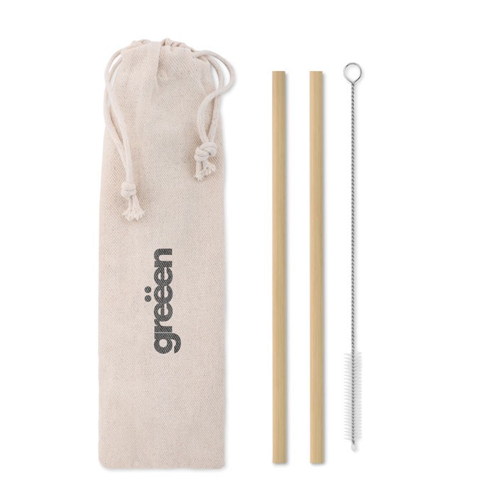Pailles réutilisables personnalisées en bambou - NATURAL STRAW Pailles réutilisables personnalisées en bambou - NATURAL STRAW