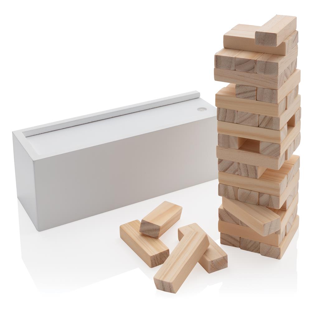 Jeu De Blocs En Bois Dans Boite En Bois Deluxbois Vertlapub